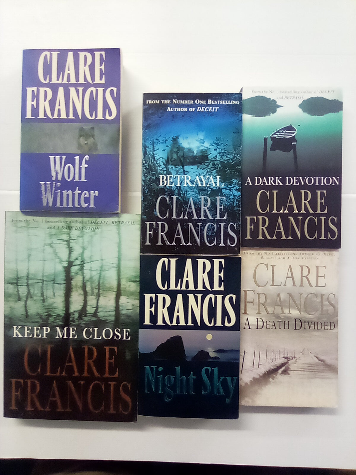 Clare Francis: 6 Books – Atlantis Books