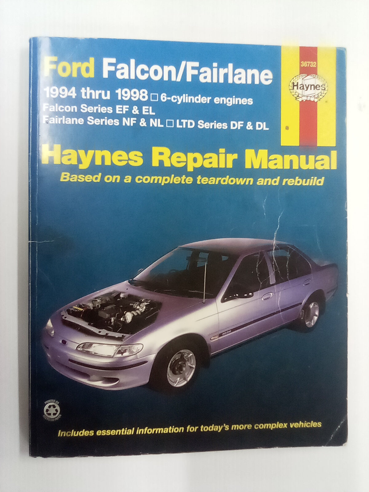 Ford Falcon & Fairlane 1994 to 1998 (6-cylinder engines) Haynes Manual ...