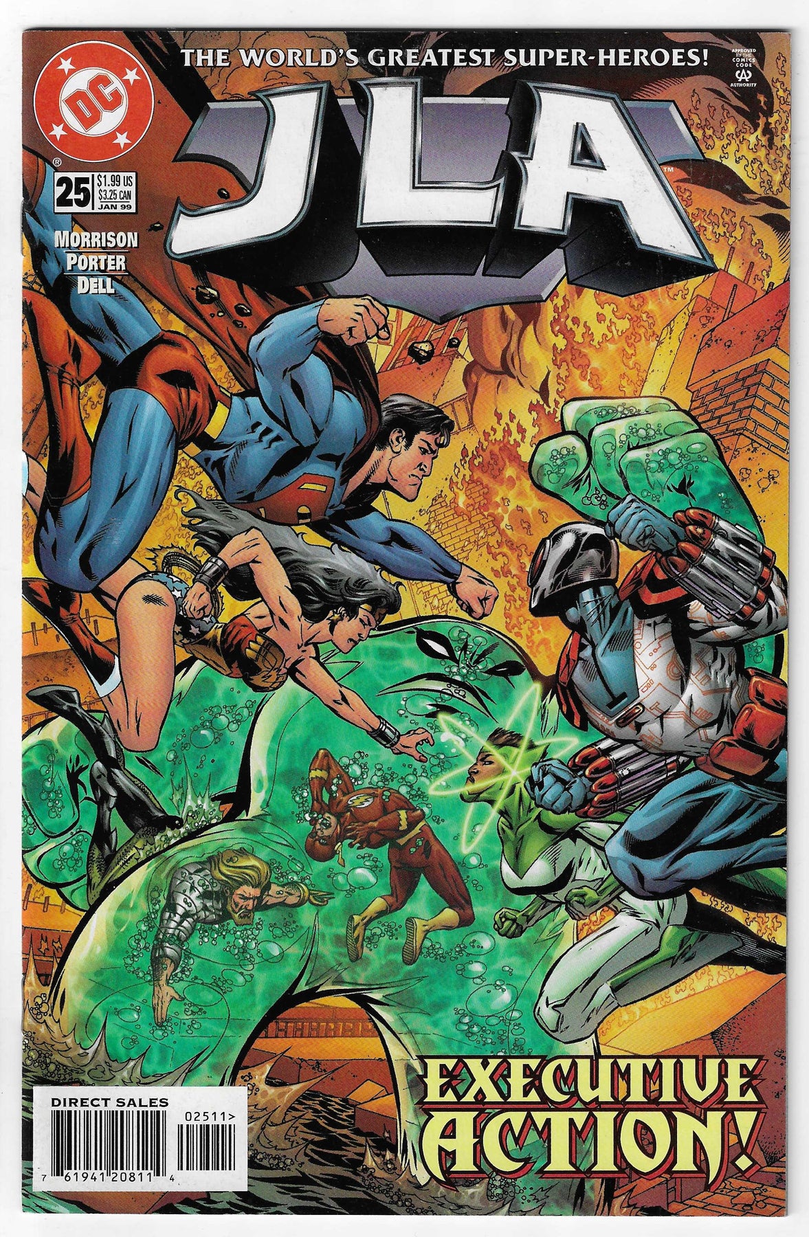 JLA (Volume 1) #25 – Atlantis Books